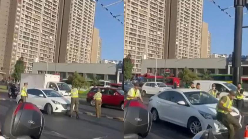 Vehículo Intentó Atropellar A Carabinero Para Darse A La Fuga